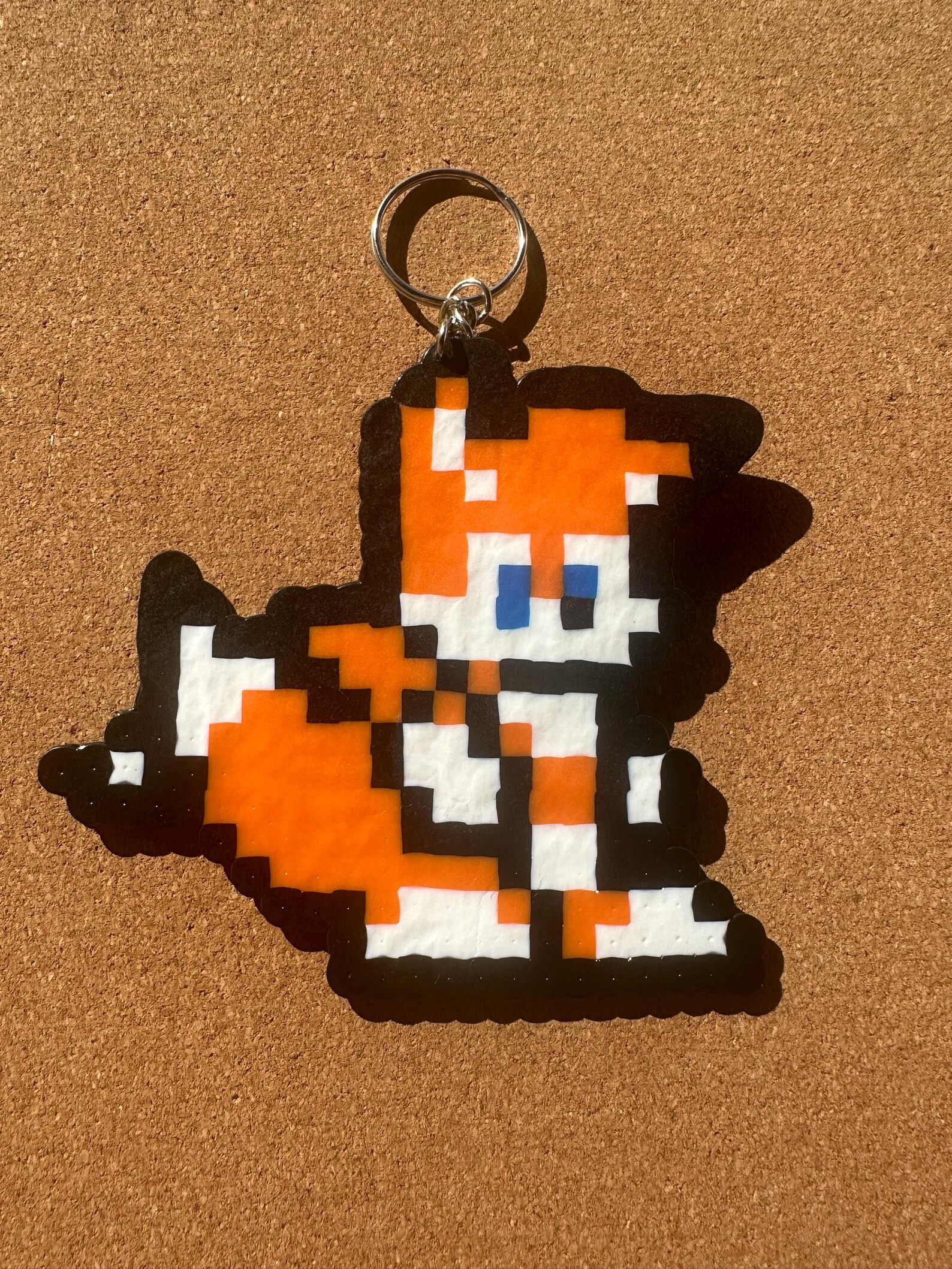Tails Perler Bead Keychain (sonic the Hedgehog) - Etsy