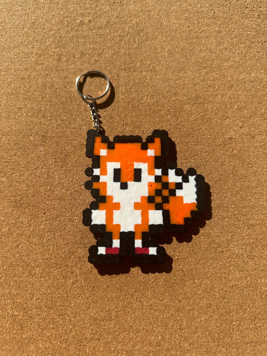 Tails Perler Bead Keychain (sonic the Hedgehog) - Etsy