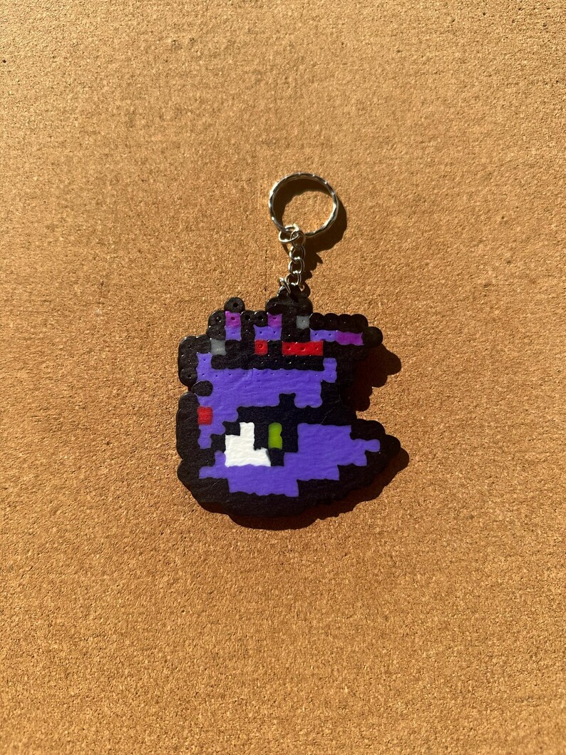 Blaze the Cat Perler Bead Keychain (sonic the Hedgehog) - Etsy