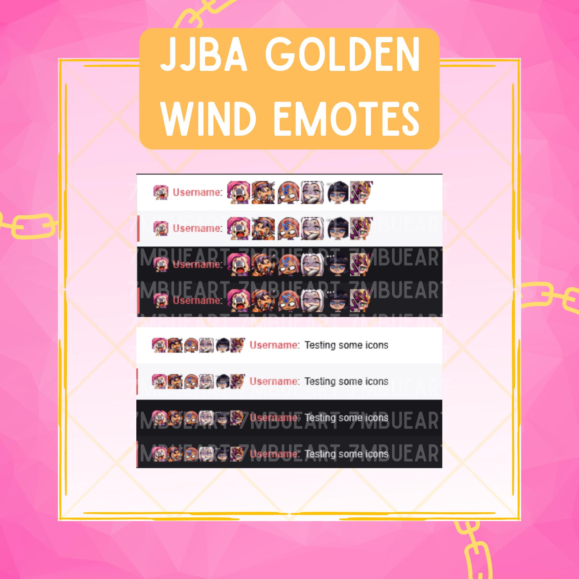 JJBA Emotes - Etsy