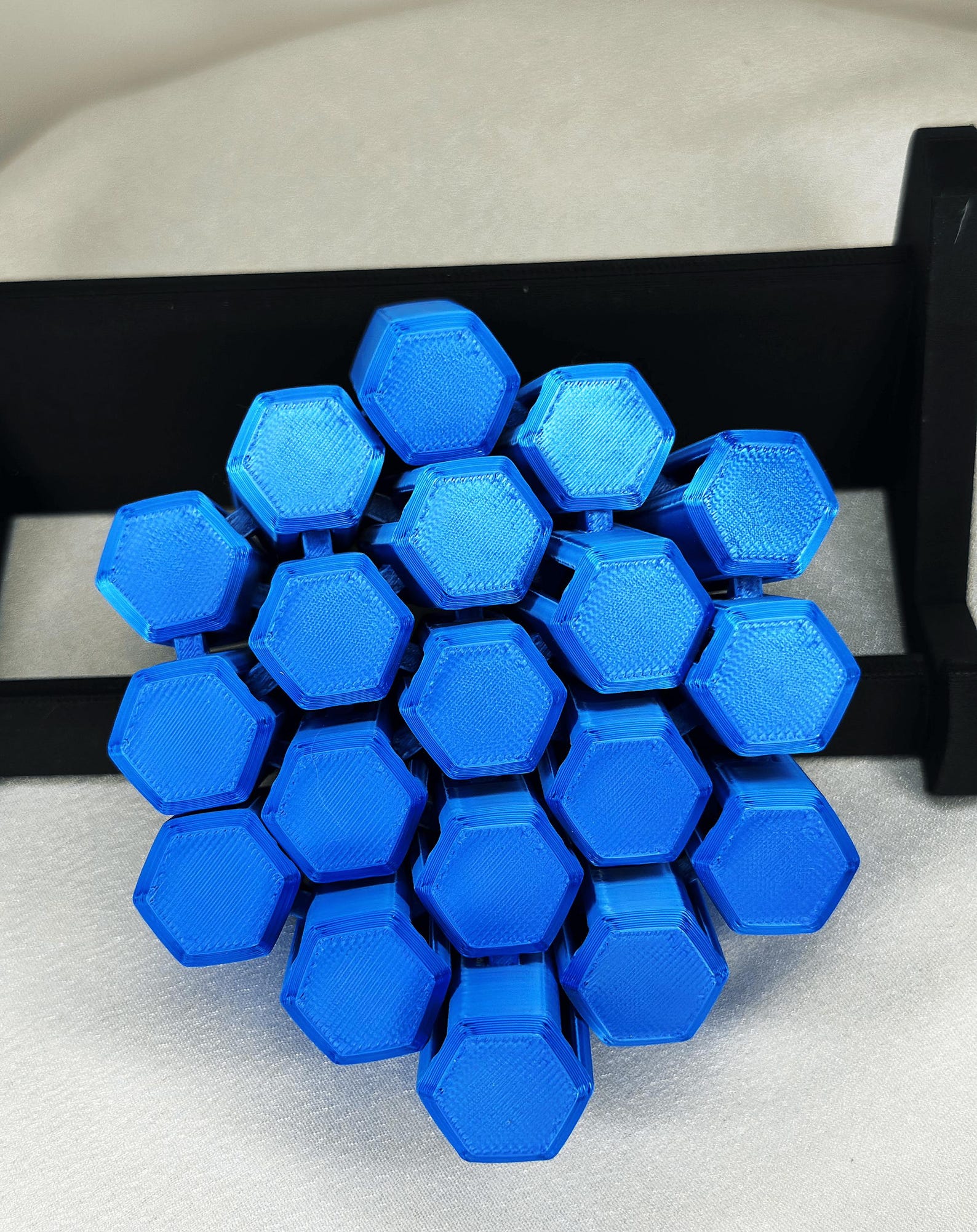 Hexagon Fidget Toy – 3D Printed Modular Honeycomb Sensory Gadget for ...