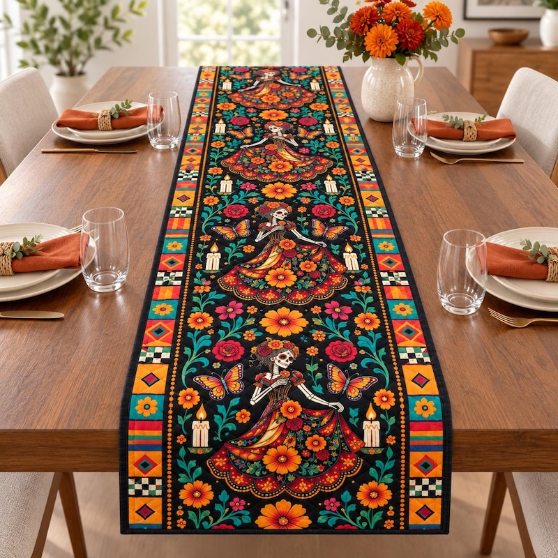 Dia De Muertos Table Mats - Etsy