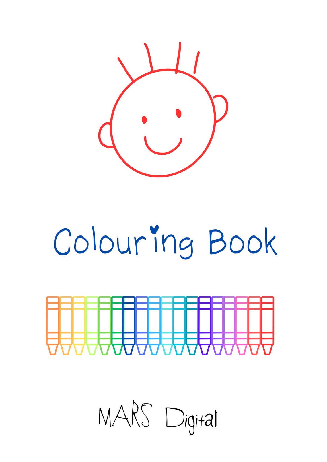 Colouring Book MARS Digital - Etsy