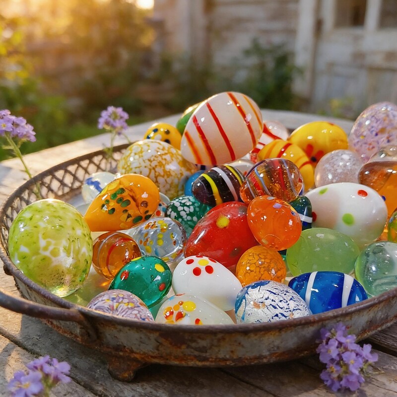 Glass Easter Eggs - Etsy