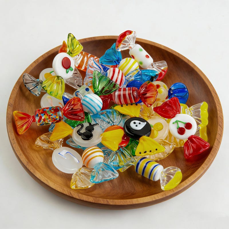 Glass Candy Figurines - Etsy