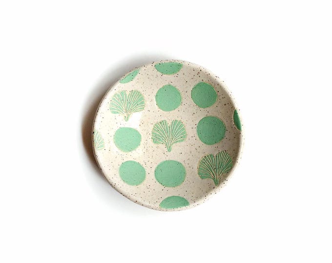 Gingko Trinket Dish - Etsy