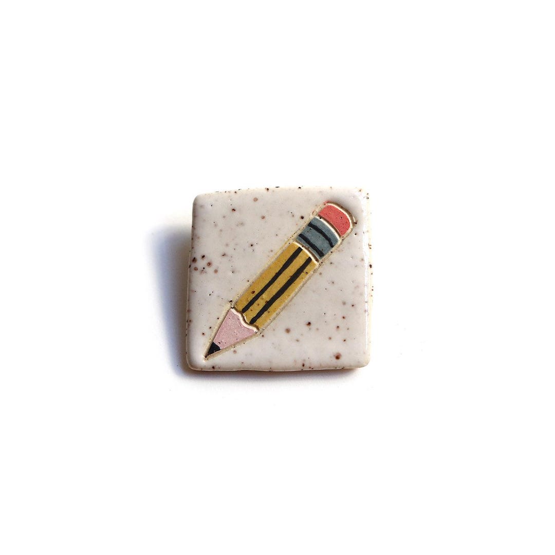 Square Pencil Pin - Etsy