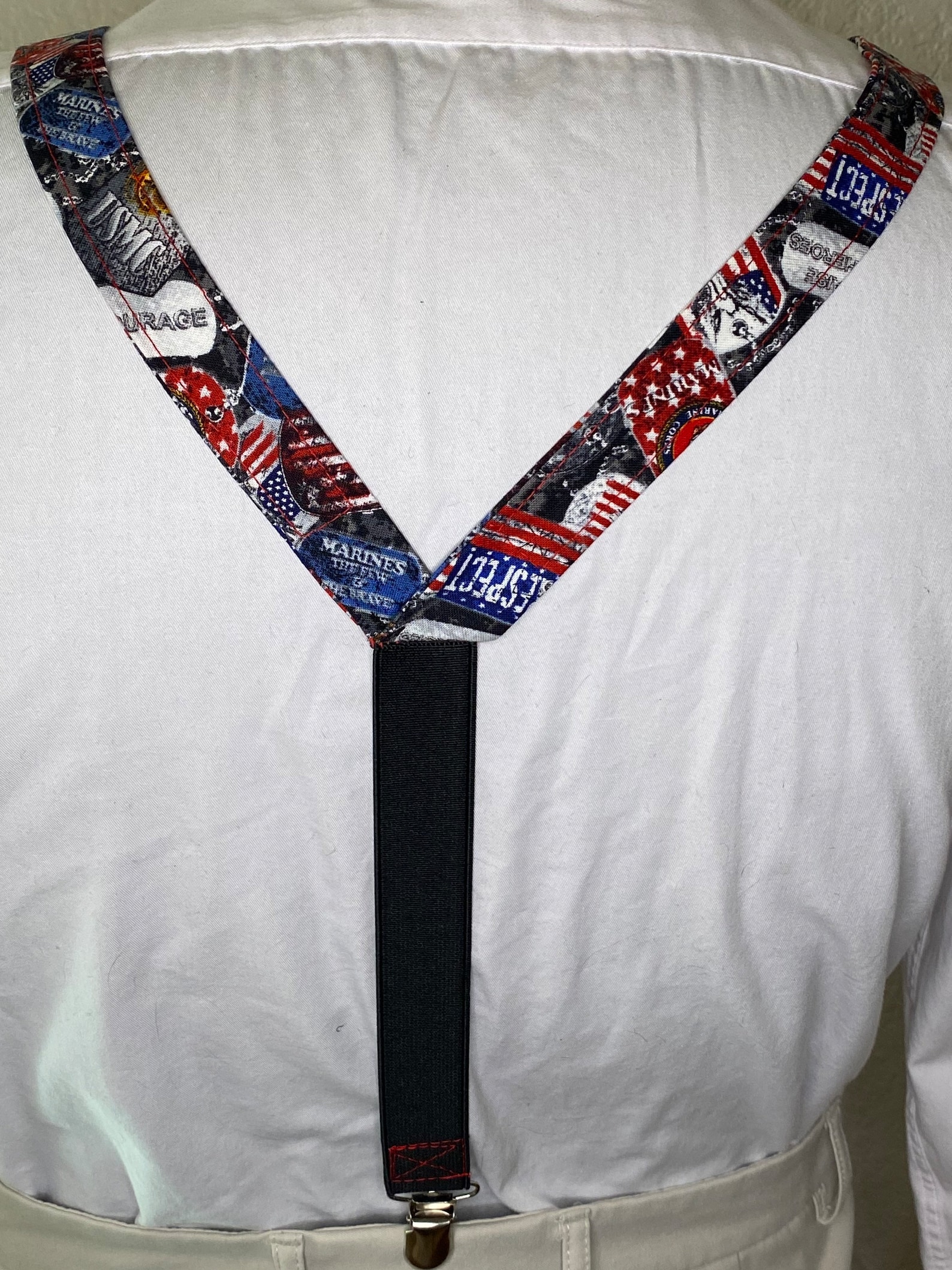 USMC Marine Suspenders and Bow Tie Set: Semper Fi - Etsy
