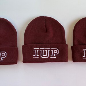 Go Crimson Hawks Custom Embroidered IUP Logo With FOOTBALL - Etsy