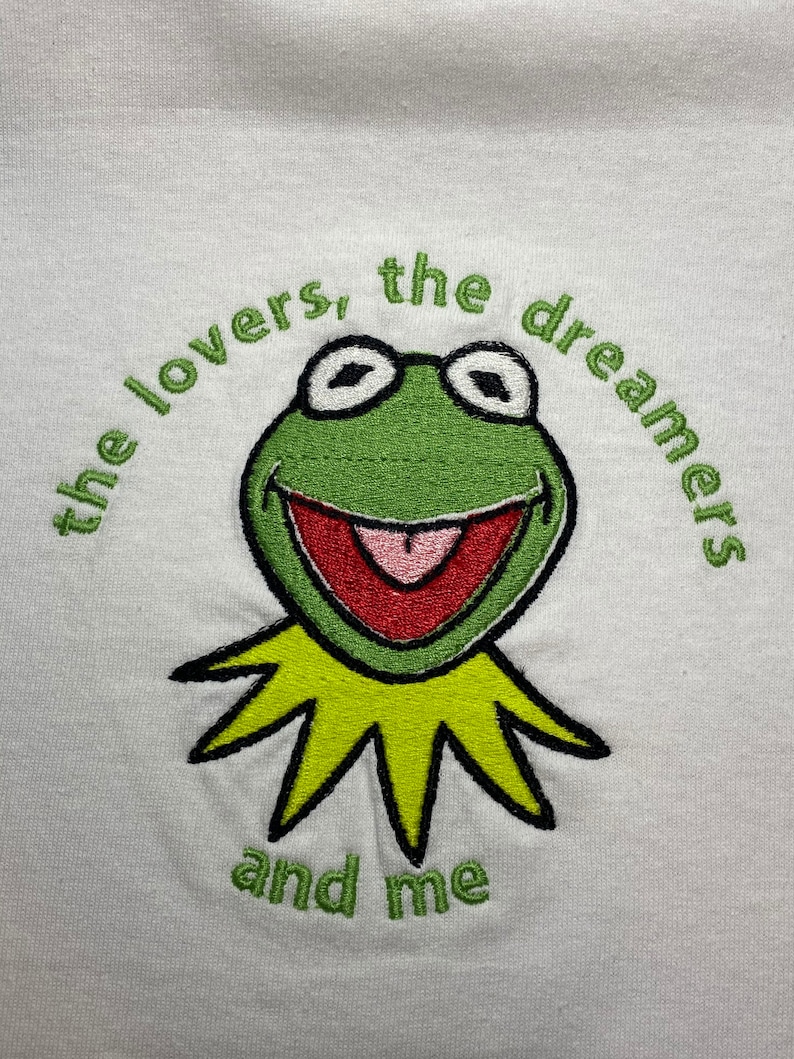 Kermit the Frog T-shirt Custom Muppets Rainbow Connection - Etsy