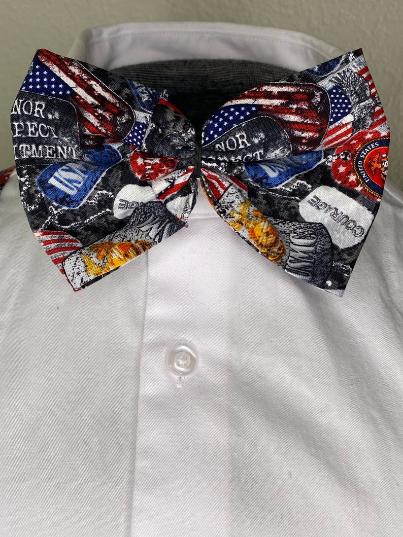 USMC Marine Suspenders and Bow Tie Set: Semper Fi - Etsy