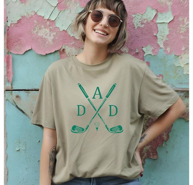 Dad Golf SVG, Golf Club Crossed SVG, Father's Day Golf Cut File for ...