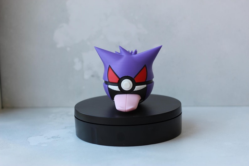 Gengar-inspired 3D Printed Pokéball Replica: Gamer Collectible - Etsy