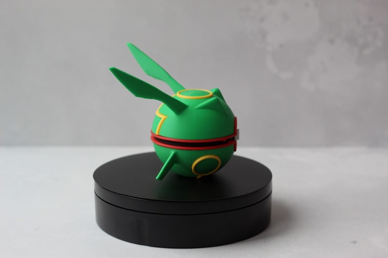 Rayquaza-inspired 3D Printed Pokéball Replica: Gamer Collectible - Etsy