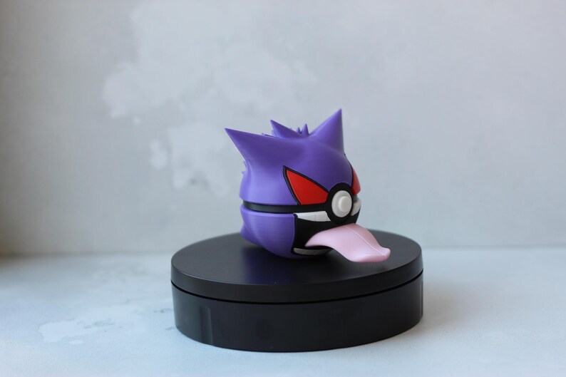 Gengar-inspired 3D Printed Pokéball Replica: Gamer Collectible - Etsy