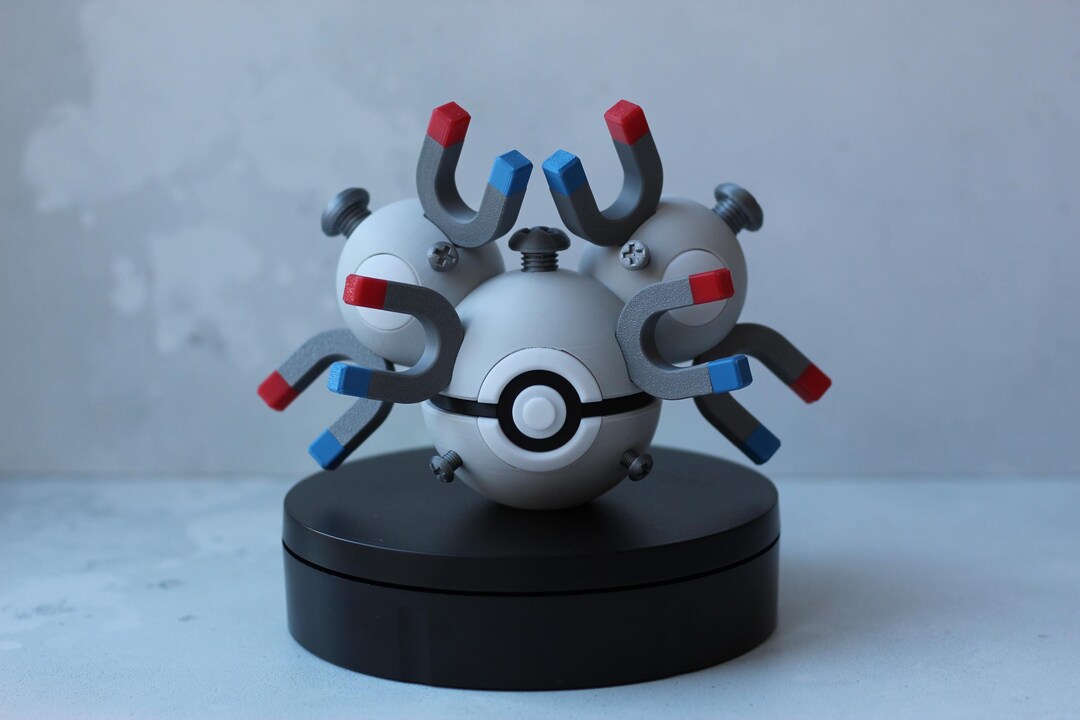 Magneton Inspired Ball | 3D Printed Sci-fi Fan Art Inspired Pokeball - Etsy