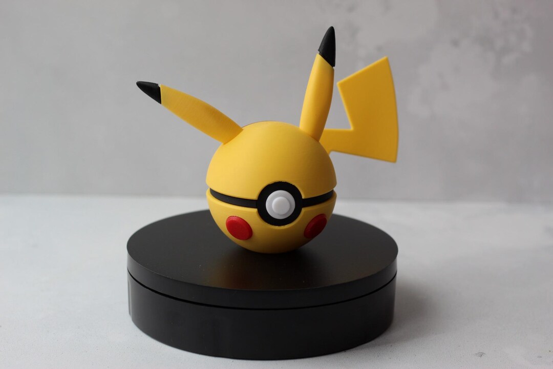 Pikachu-inspired, Custom 3D Printed Pokéball Replica | Pokémon Inspired ...