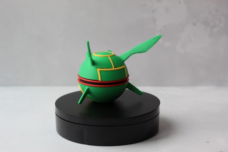 Rayquaza-inspired 3D Printed Pokéball Replica: Gamer Collectible - Etsy