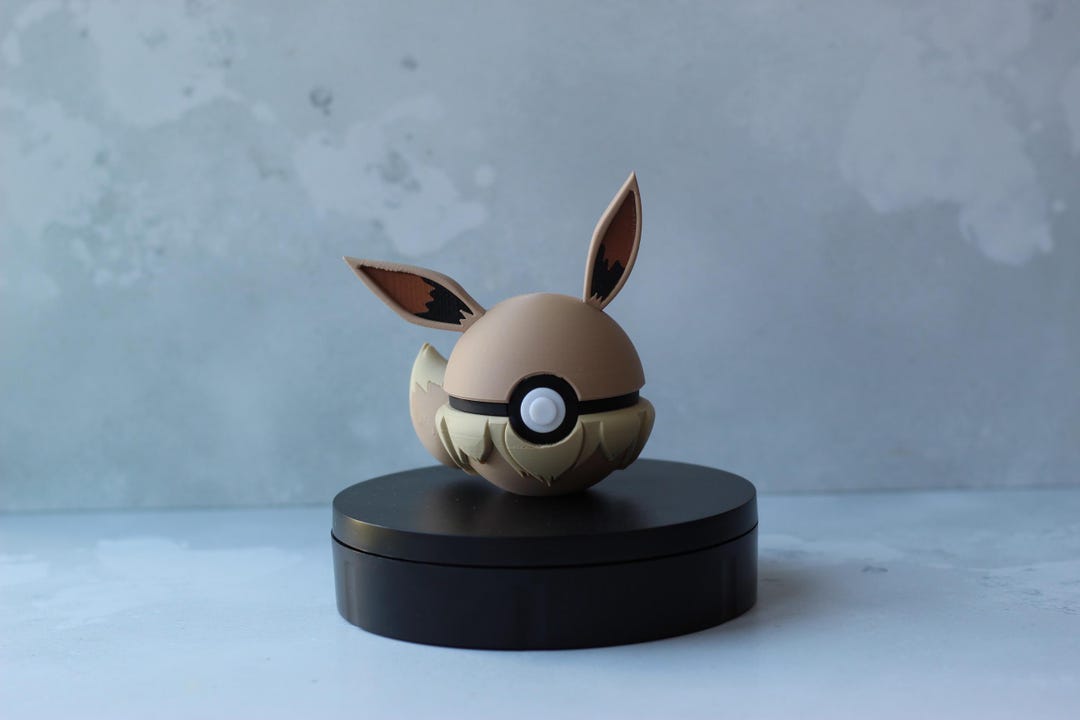 Eevee Pokéball Replica: Custom 3D Printed Gamer Collectible - Etsy