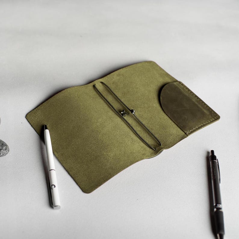 Leather Planner Cover Personalized, Travelers Notebook Cover ...