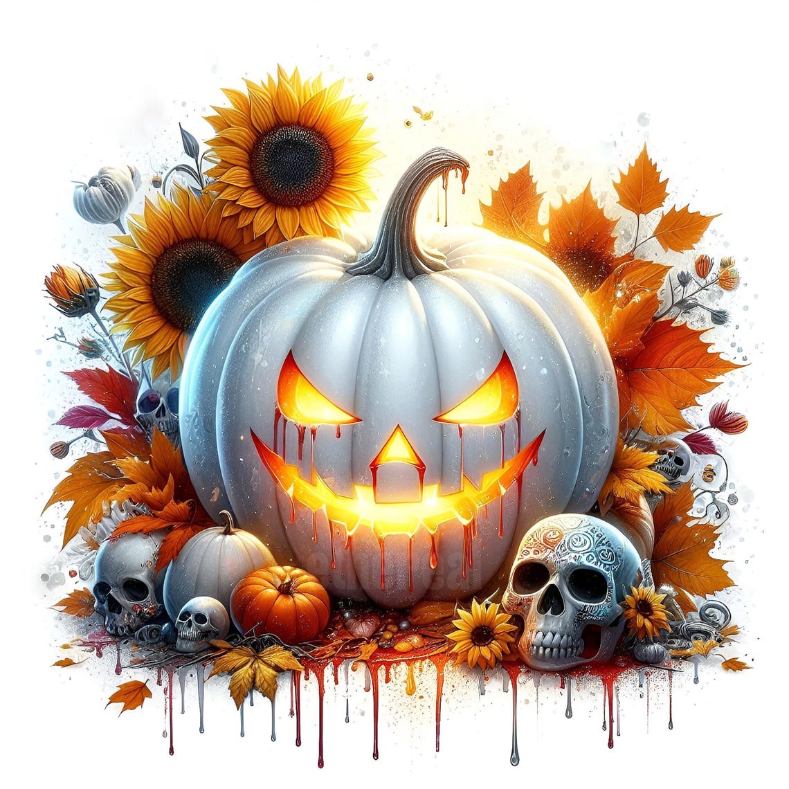 Pumpkin Clipart, Halloween Digital Clip Art, Commercial Use, Set of 10 ...