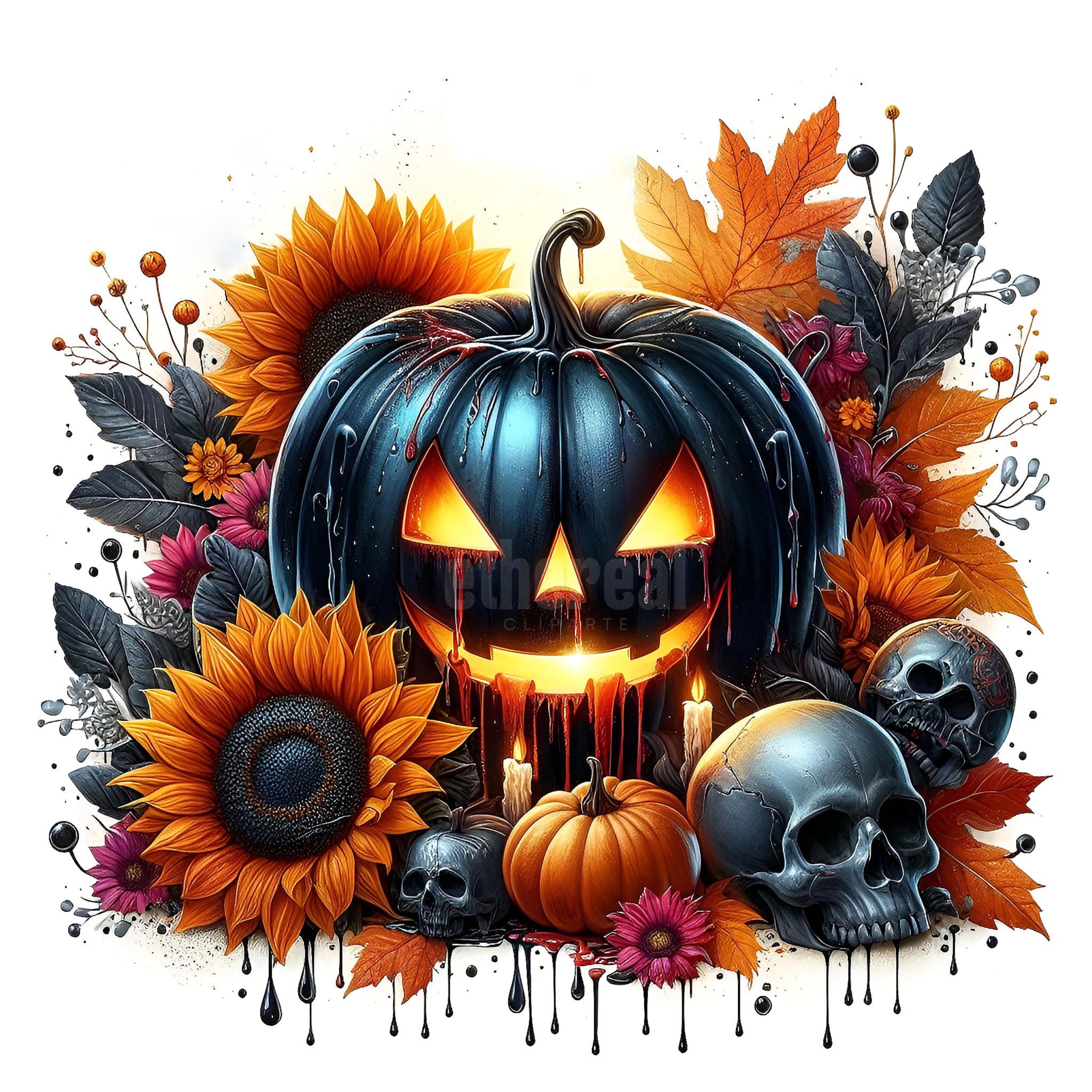 Pumpkin Clipart, Halloween Digital Clip Art, Commercial Use, Set of 10 ...