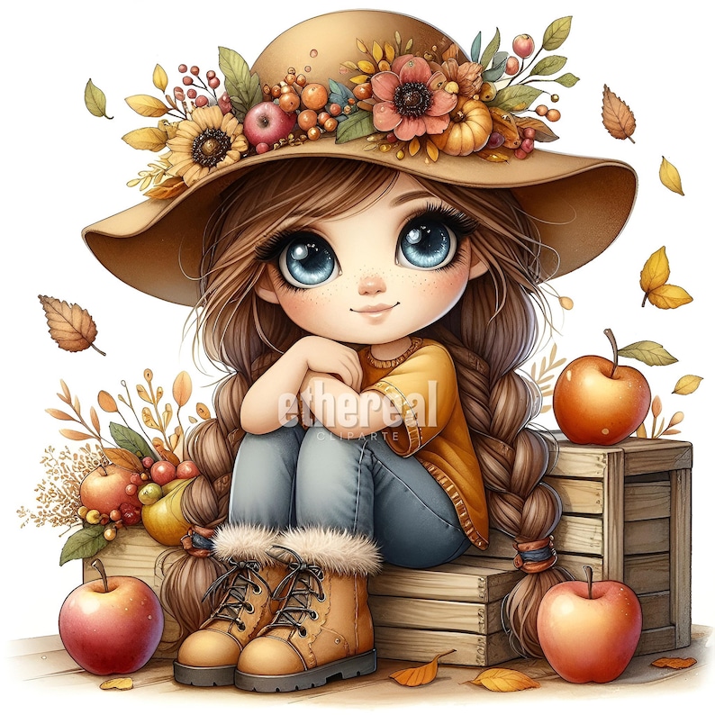Fall Gnome Clipart, Autumn Gnomes Clip Art, Thanksgiving Harvest ...