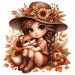 Fall Gnome Clipart, Autumn Gnomes Clip Art, Thanksgiving Harvest ...