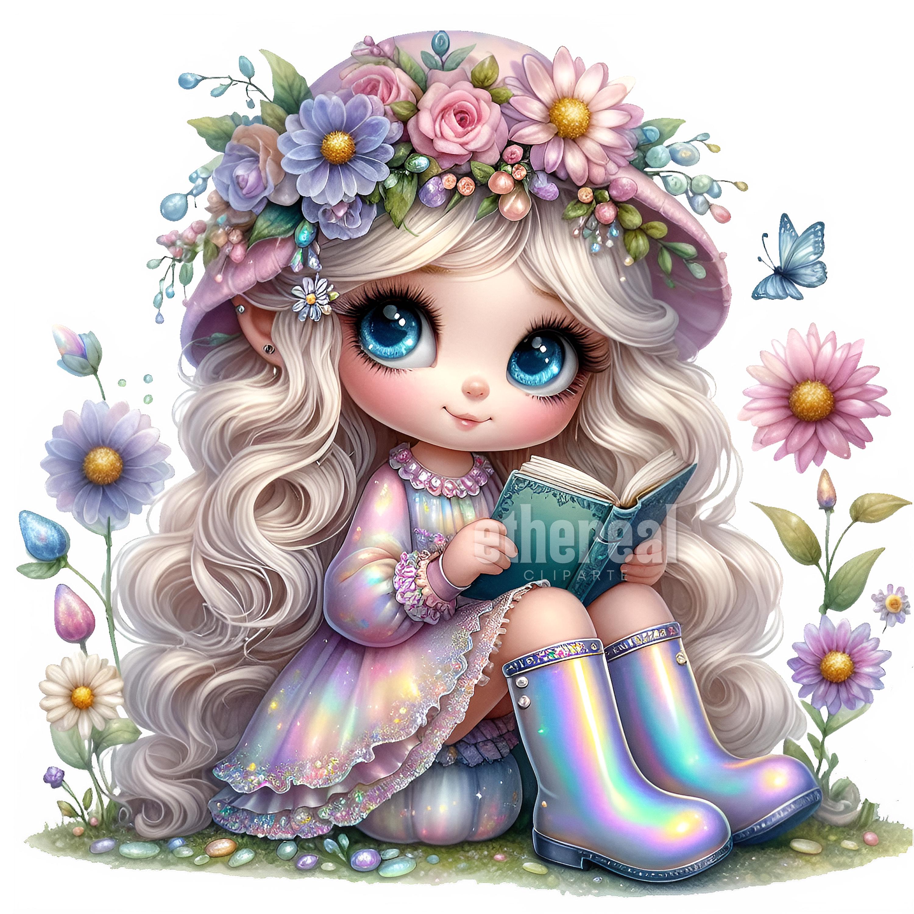 Gnome Clipart, Elegant Gnomes Clip Art, Set of 10, Commercial Use, Junk ...
