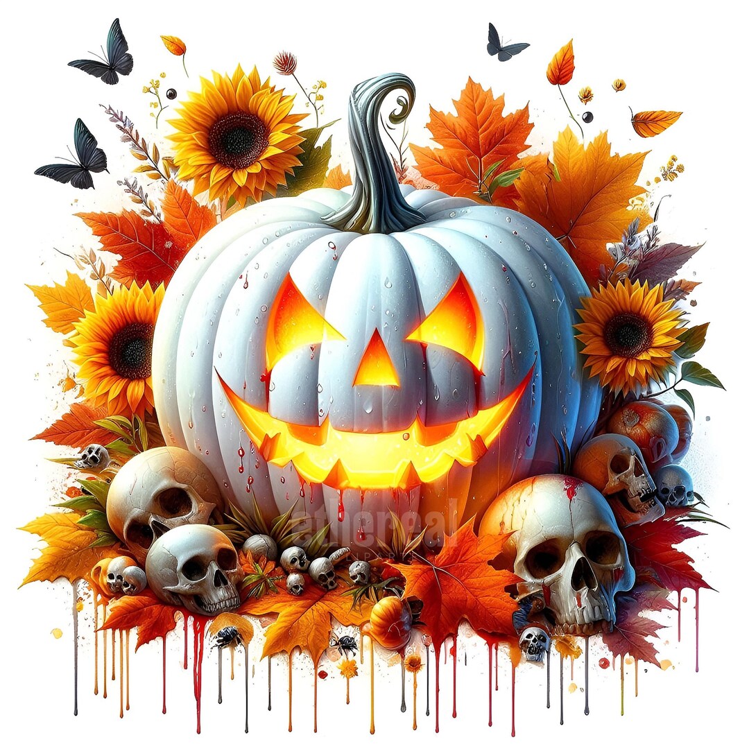 Pumpkin Clipart, Halloween Digital Clip Art, Commercial Use, Set of 10 ...