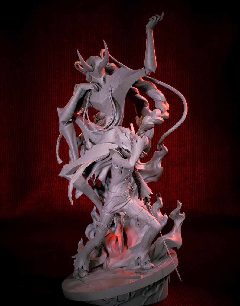 Goro Akechi Persona 5 Shin Megami Tensei - STL File 3D Anime Figure ...