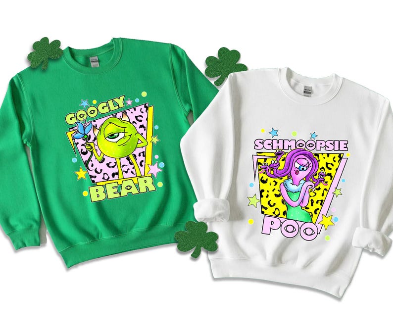Googly Bear and Schmoopsie Poo Disney Shirt, Monsters Inc Couple Tee ...