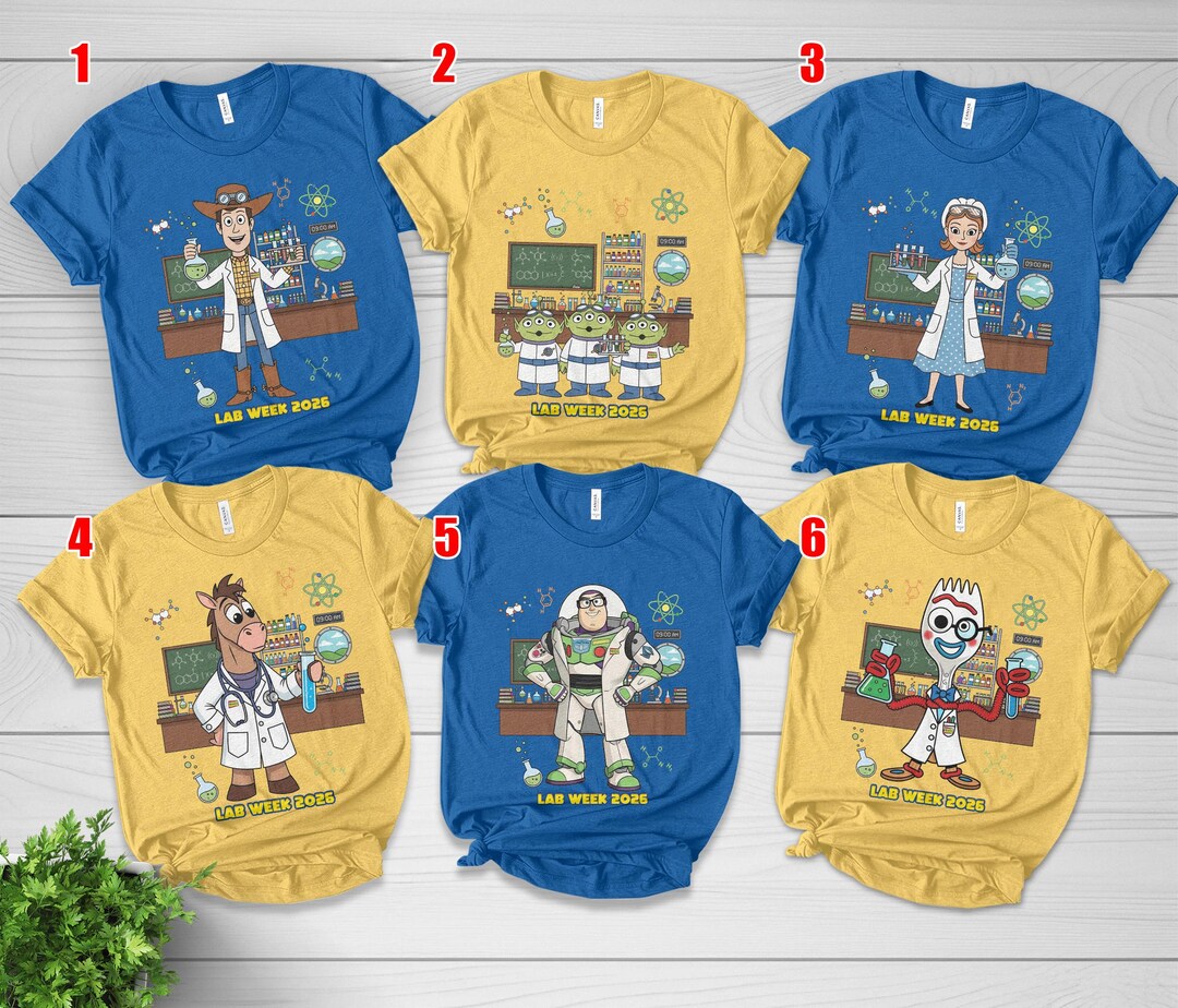 Lab Week 2026 Shirt, Toy Story Shirt, Lab Story Science Team Tee, Funny ...