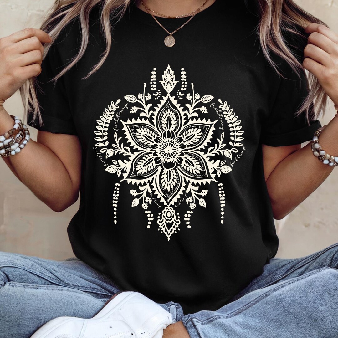 Subtle Anti Trump Shirt, Abstract Boho Floral Feminist Social Justice ...