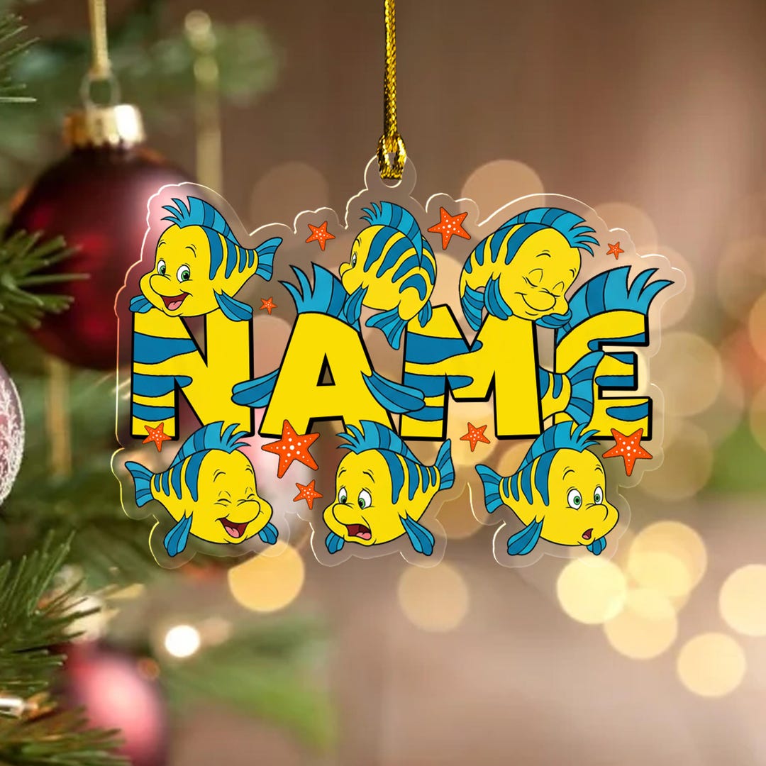 Personalized Finding Nemo Christmas Ornament, Nemo Movie Character ...