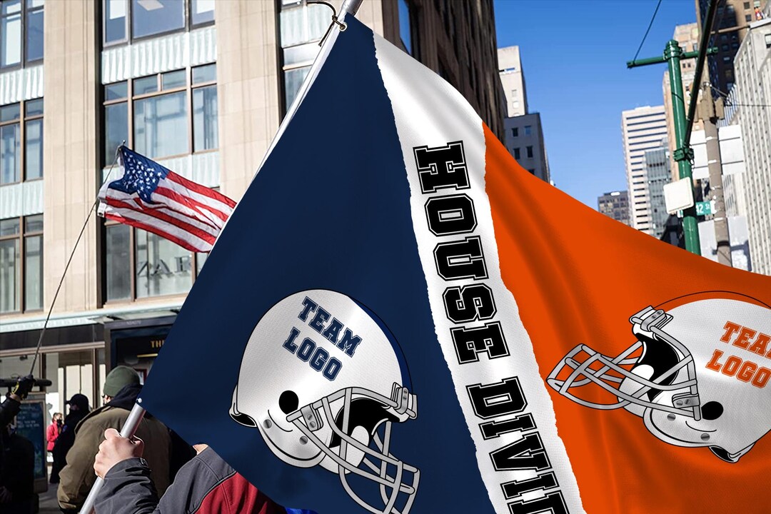 Custom House Divided Flag, House Divided Baseball, Basketball Team ...