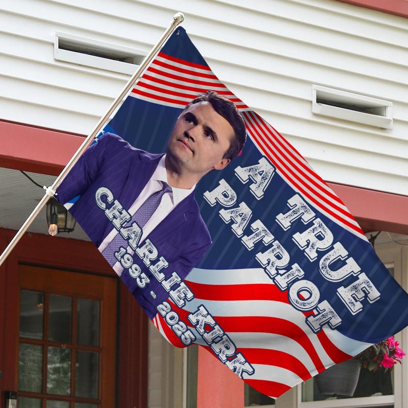 Charlie Kirk Flag - Etsy
