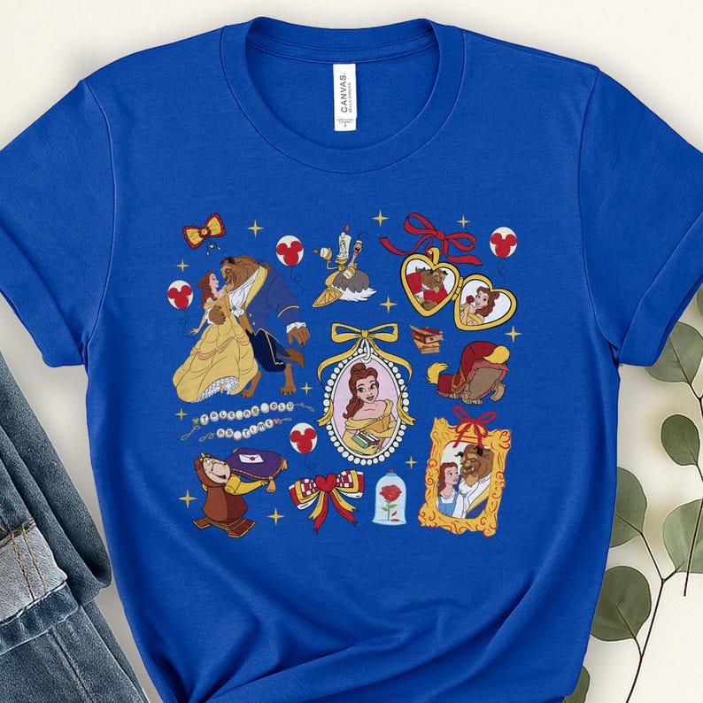 Coquette Bow Beauty and the Beast Tale as Old as Time Disney Princess ...