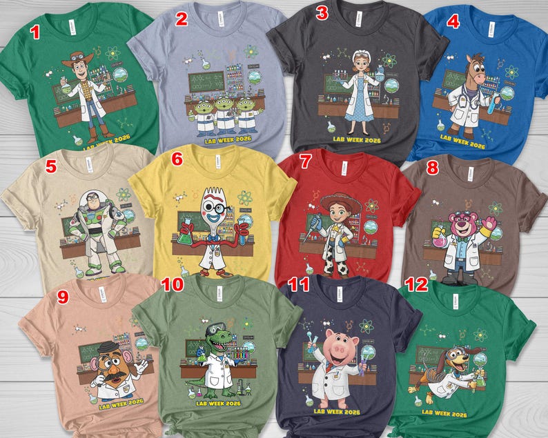Lab Week 2026 Shirt, Toy Story Shirt, Lab Story Science Team Tee, Funny ...