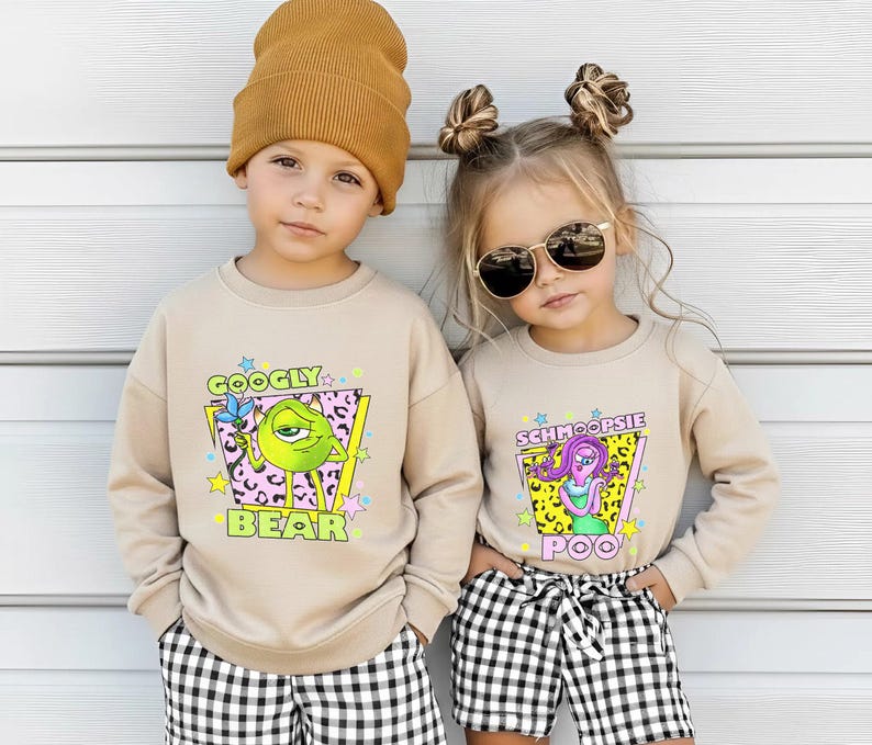 Googly Bear and Schmoopsie Poo Disney Shirt, Monsters Inc Couple Tee ...