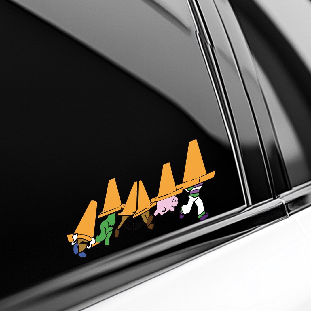 Toy Story Peeker Peeking Car Window Decals, Bumper Waterproof Stickers ...