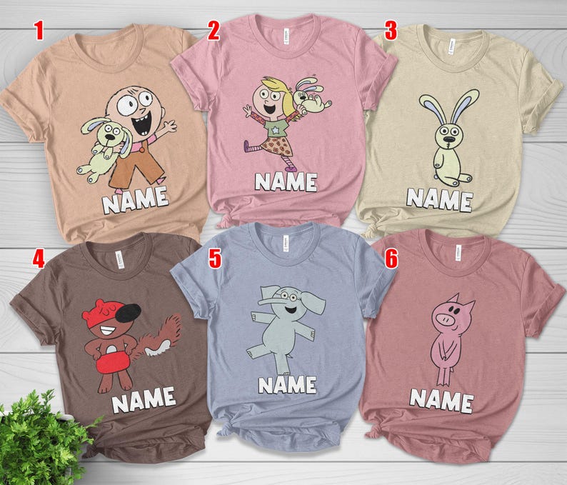 Elephant and Piggie Shirt, Mo Willems, Teacher Costume, Book Characters ...