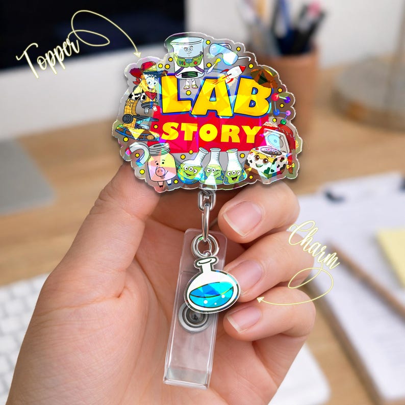 Lab Week 2026 Badge Reel Lab Story Gift Lab Scientist Badge Blood Bank ...