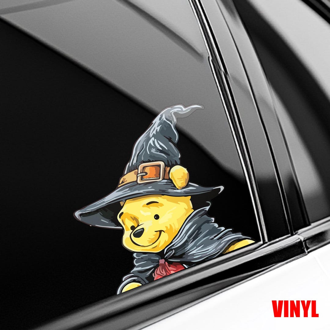 Winnie the Pooh Peekaboo Peeker Peeking Car Window Decals - Bumper ...