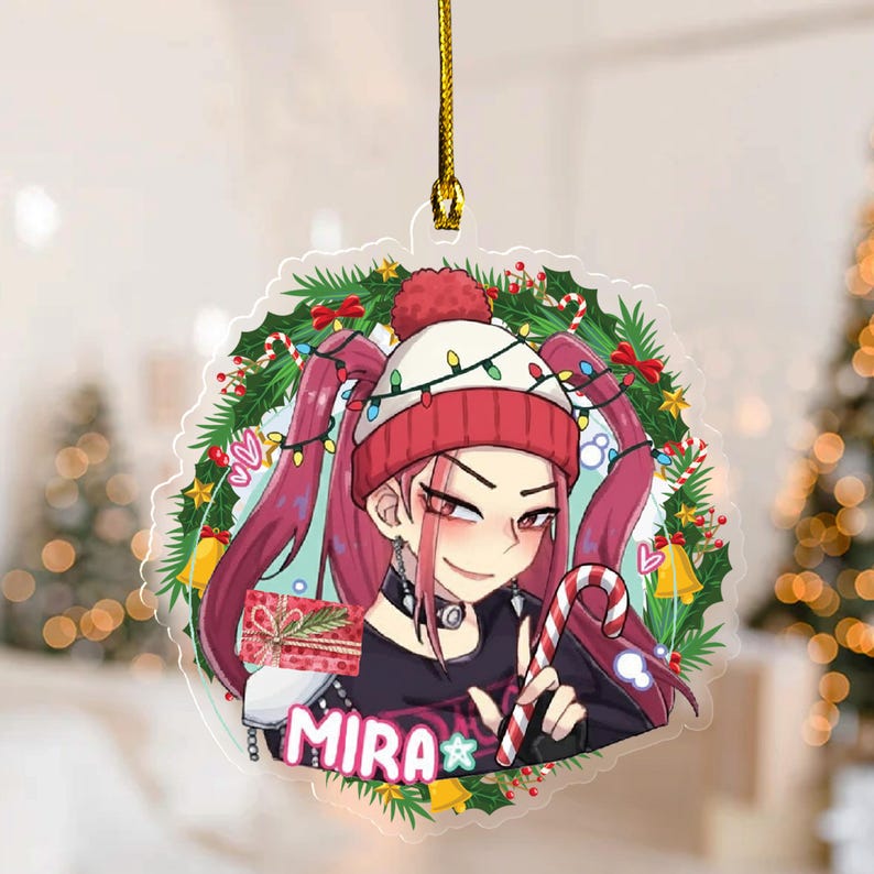 Custom Kpop Demon Hunter Christmas, Halloween Acrylic Ornament, Custom ...