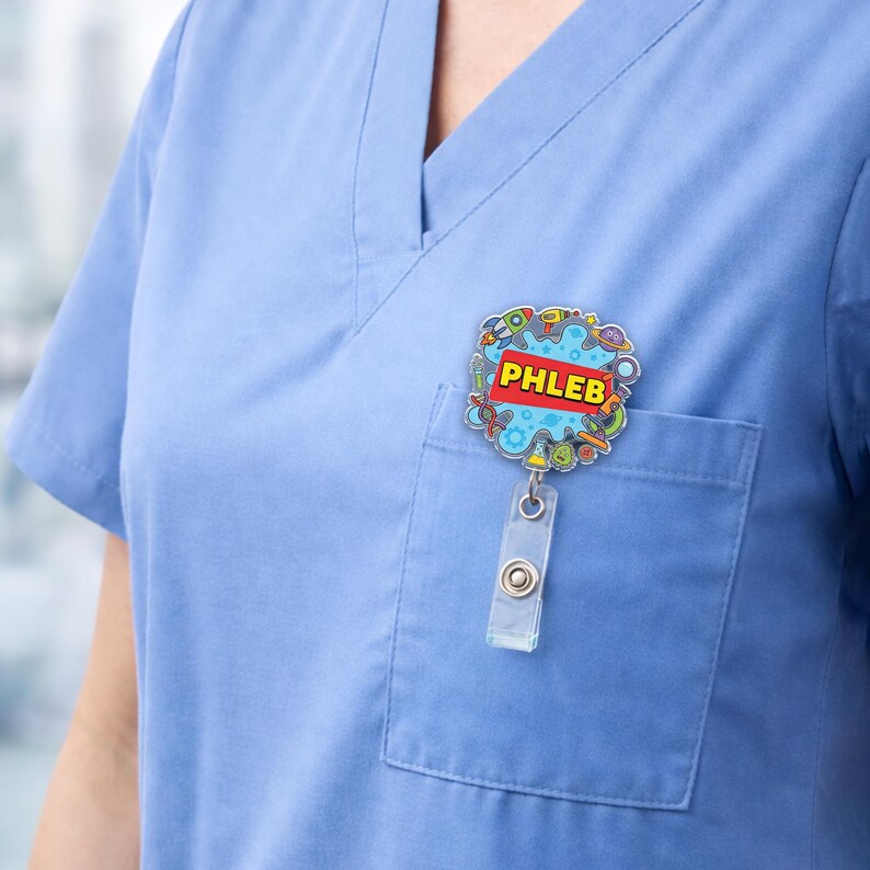 Custom Lab Week 2026 Badge Reel, Lab Team & Assistant Med Lab Tech MLT ...