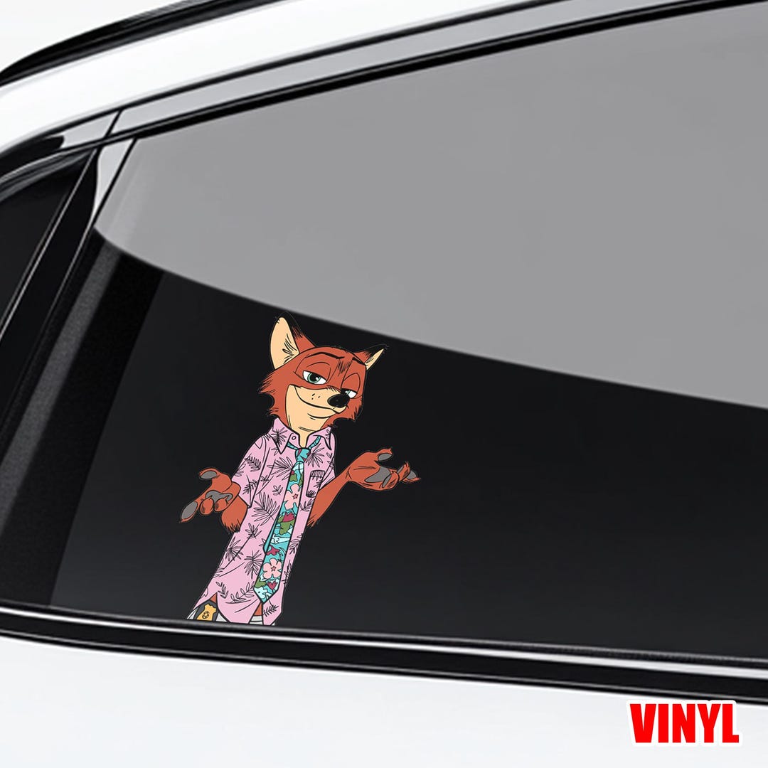 Zootopia 2 Peeker Sticker, Judy and Nick Sticker, Disney Zootopia ...