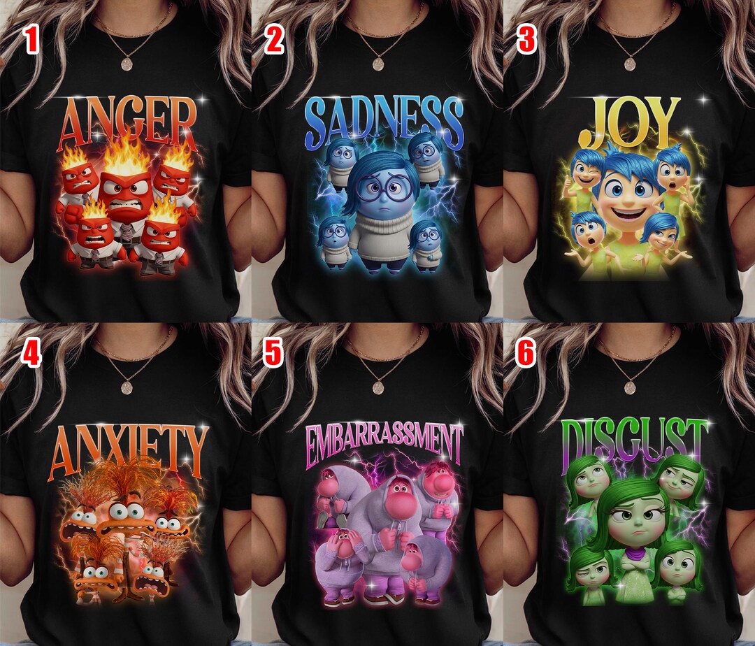 Disney Inside Out Shirt, Inside Out Characters Team Shirt, Disneyland ...