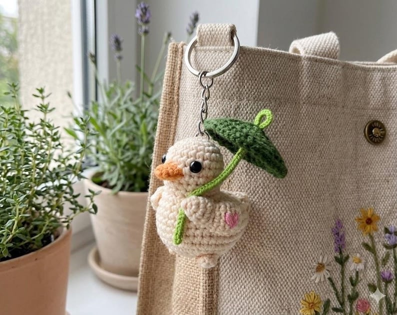 Multiple Cute Crochet Animal Keychain, Amigurumi Bag Charm, Handmade ...