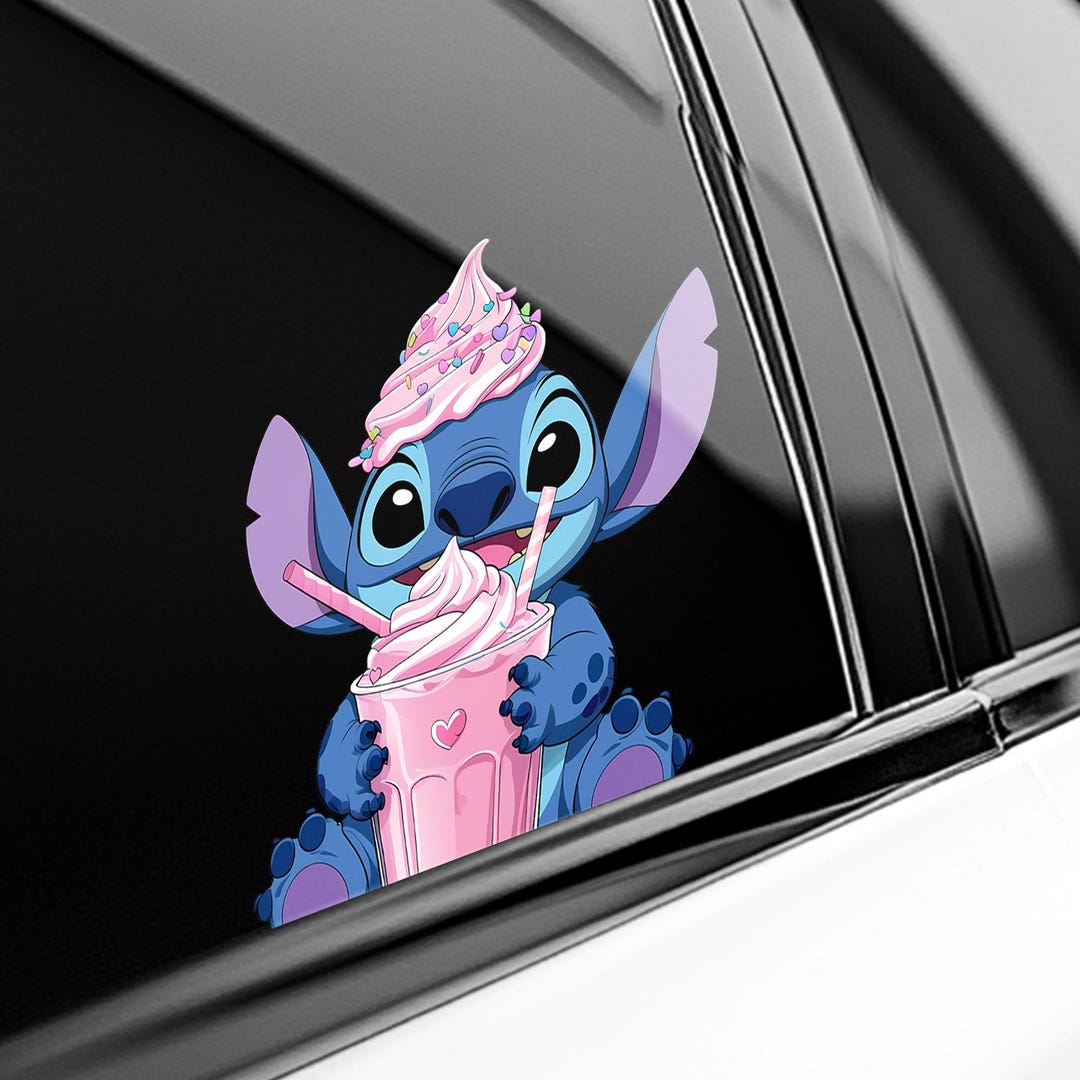 Stitch Peeker Peeking Sticker Car Decals Waterproof Weatherproof Vinyl ...